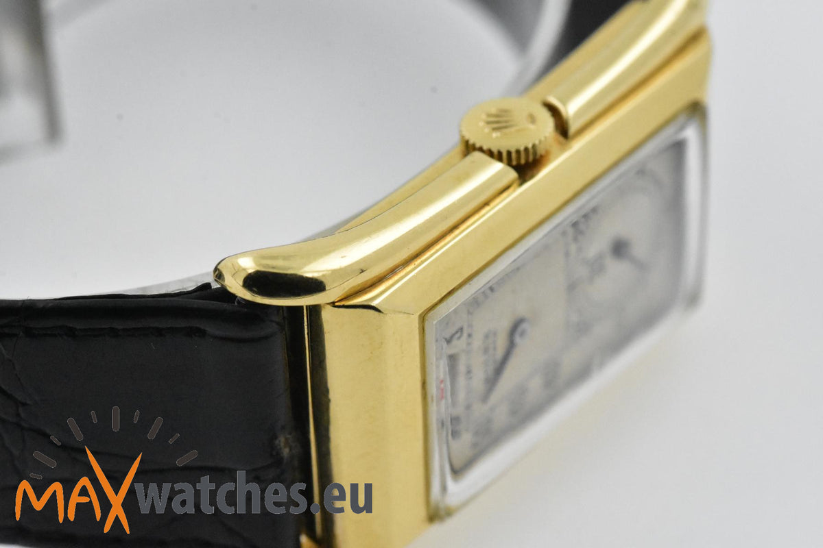 Rolex Prince 18k Yellow Gold Jumping Jump Hours 1491 Vintage 1939 ...